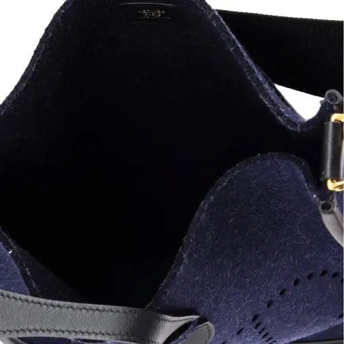 Hermès Evelyne Bag Gen Iii Felt Pm - Blue