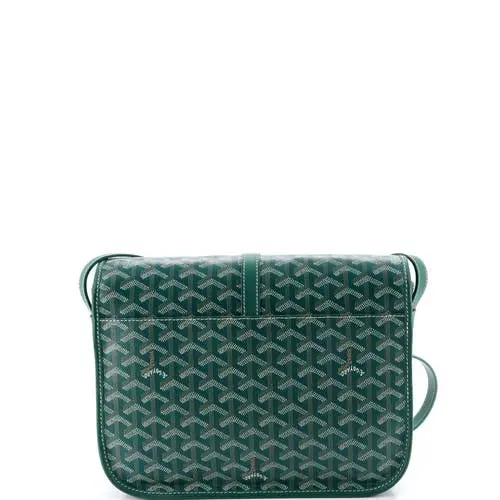 Goyard Belvedere Ii Messenger Bag Coated Canvas Mm - Green