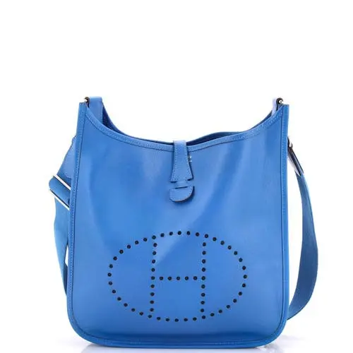 Hermès Evelyne Bag Gen Iii Epsom Pm - Blue