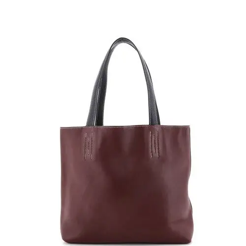 Hermès Double Sens Tote Veau Sikkim 28 - Red