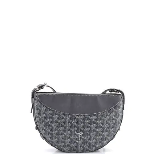 Goyard Hirondelle Shoulder Bag Coated Canvas And Leather