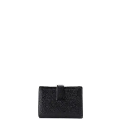 Hermès Bearn Card Case Chevre Mysore - Black