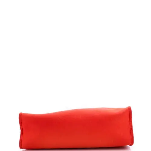 Hermès Herbag Zip Leather And Toile 31 - Red
