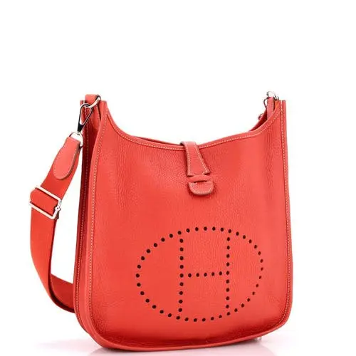 Hermès Evelyne Bag Gen Iii Clemence Pm - Red