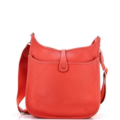 Hermès Evelyne Bag Gen Iii Clemence Pm - Red