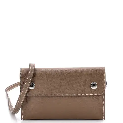 Hermès Hermesnap Wallet Bag Epsom - Grey