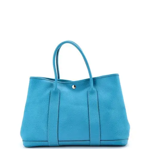 Hermès Garden Party Tote Leather 36 - Blue