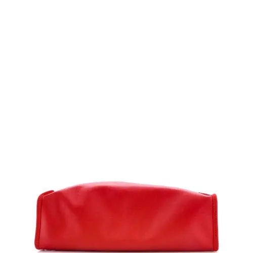 Hermès Herbag Zip Berline Vache Canvas And Leather 31 - Red