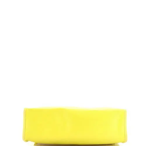 Hermès Herbag Zip Berline Vache Canvas And Leather 31 - Lime