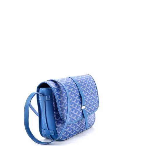 Goyard Belvedere Ii Messenger Bag Coated Canvas Mm - Blue
