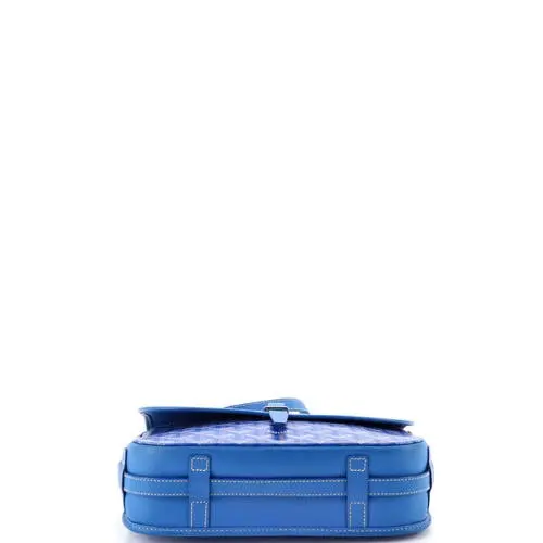Goyard Belvedere Ii Messenger Bag Coated Canvas Mm - Blue