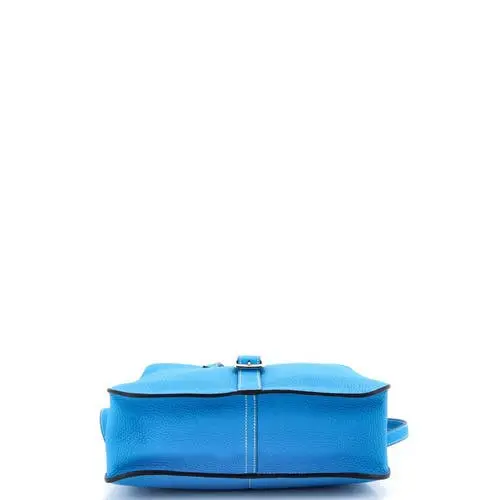 Hermès Halzan Bag Clemence 31 - Blue