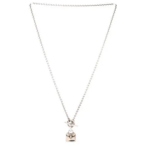 Hermès Birkin Amulette Pendant Necklace Sterling