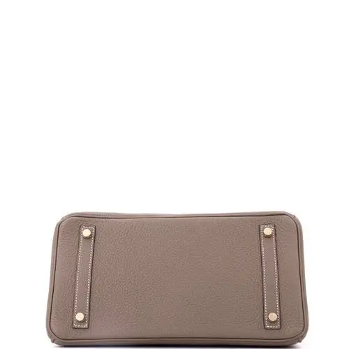 Hermès Birkin Handbag Togo With Gold Hardware 30