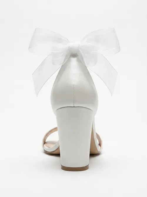 FOREVER & ALWAYS SHOES Forever & Always Aviora Block Heel Wedding Sandal