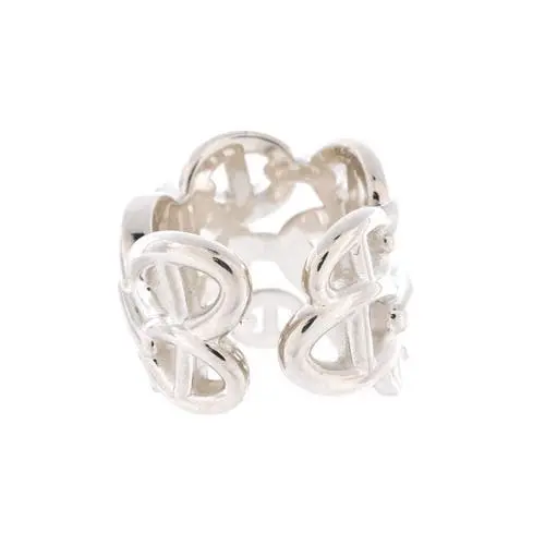 Hermès Chaine D'ancre Enchainee Ring Sterling Gm