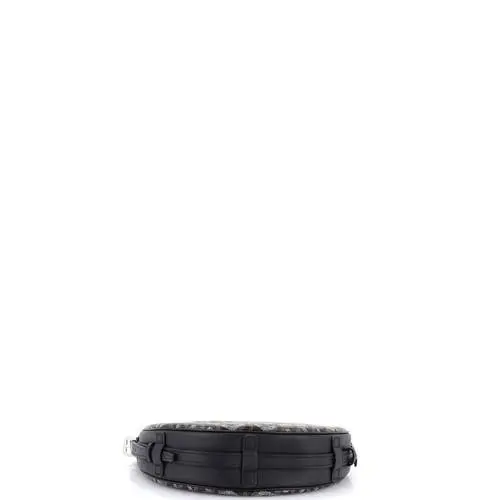 Goyard Hirondelle Shoulder Bag Coated Canvas And Leather - Black