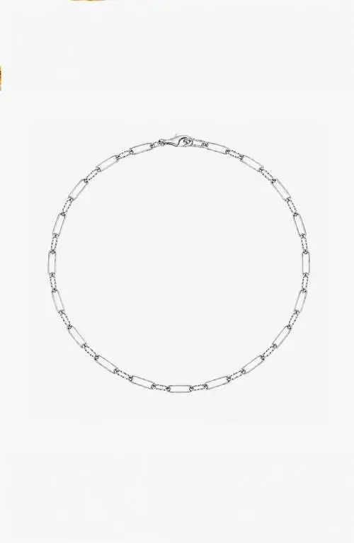 YOJ Molten Link Chain Necklace - Silver