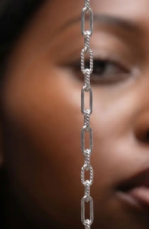 YOJ Molten Link Chain Necklace