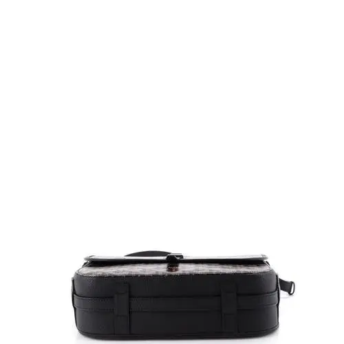 Goyard Belvedere Ii Messenger Bag Coated Canvas Mm - Black
