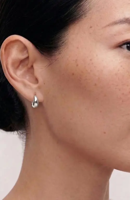 YOJ Mini Pebble Hoop Earrings