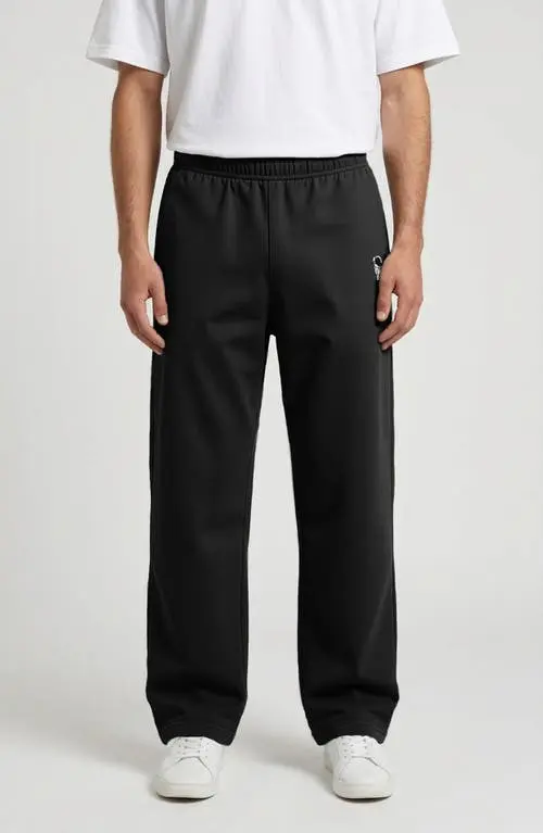 DALIX Astronaut Midweight Fleece Relaxed Track Pants - Black