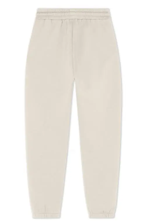 DALIX Ghost Midweight Fleece Regular Fit Track Pants - Ecru
