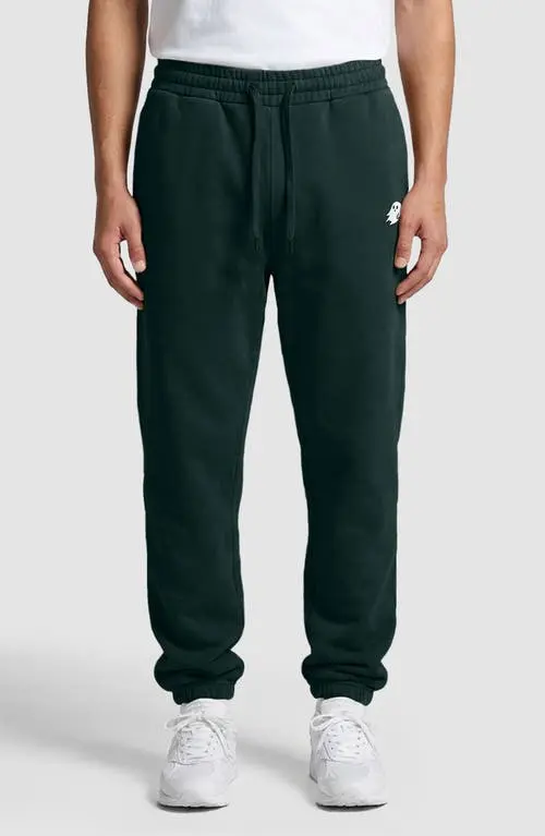 DALIX Ghost Midweight Fleece Regular Fit Track Pants - Pine Green