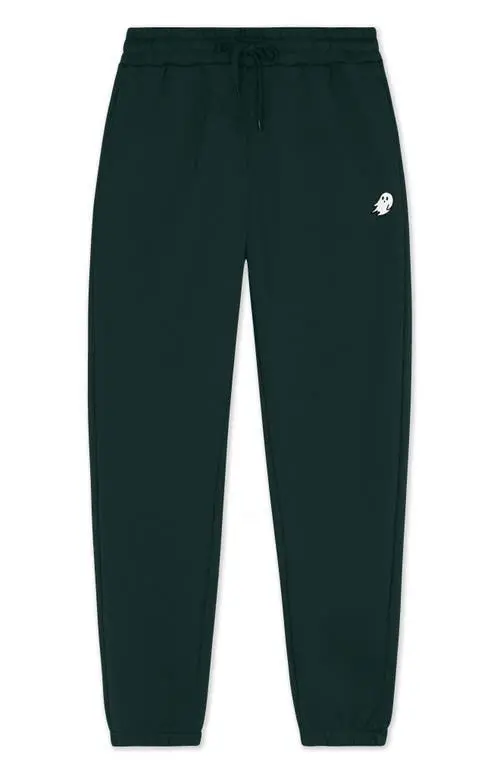 DALIX Ghost Midweight Fleece Regular Fit Track Pants - Pine Green
