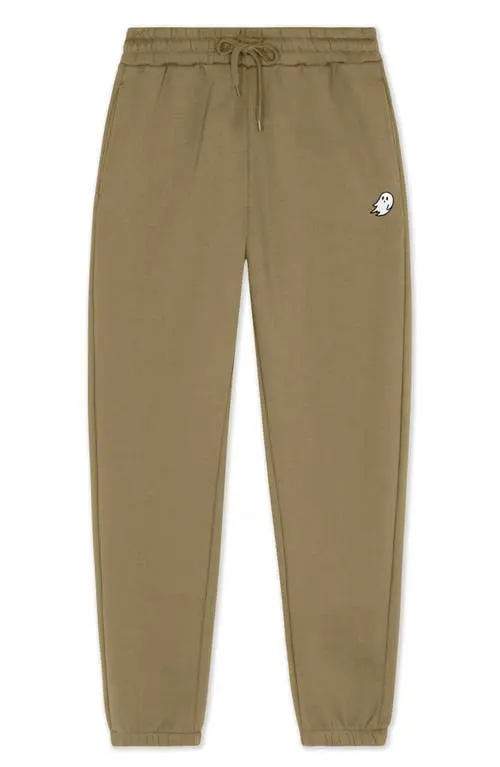 DALIX Ghost Midweight Fleece Regular Fit Track Pants - Sand