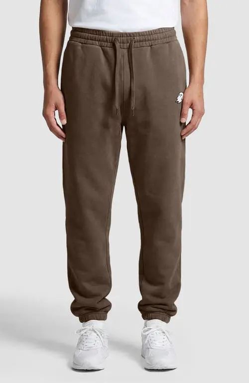 DALIX Ghost Midweight Fleece Regular Fit Track Pants - Walnut