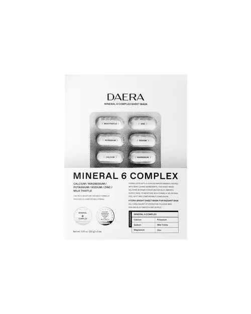 DAERA Mineral 6 Complex Sheet Mask - White
