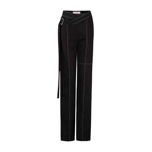 PCFG Free Heaven Stitch Detail Pant - Black
