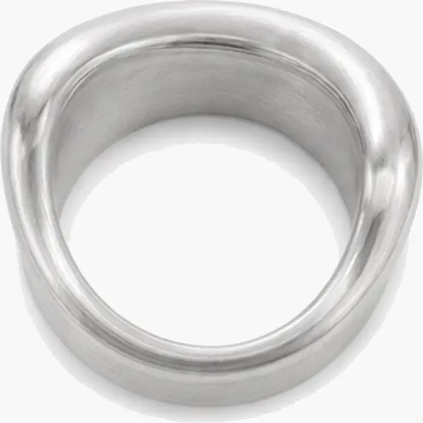 YOJ Molten Curve Ring - Silver