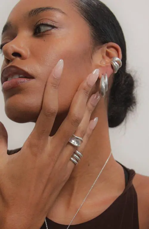 YOJ Molten Curve Ring