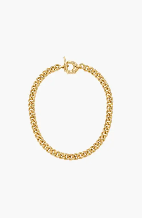 YOJ Coral Curb Chain Necklace