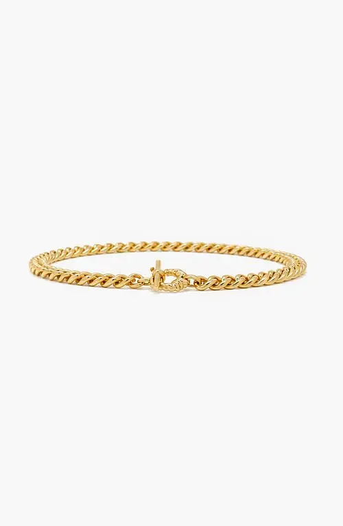 YOJ Coral Curb Chain Necklace In Plated