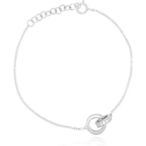 THE LOVERY Interlocking Cz Bracelet