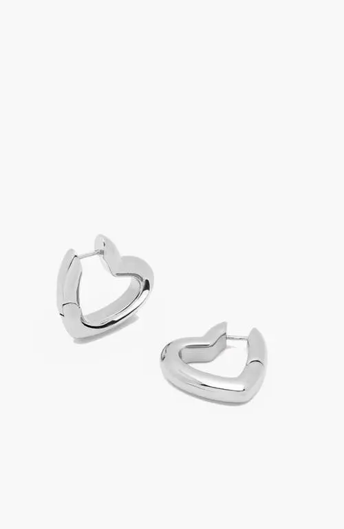YOJ Loff Mini Heart Hoop Earrings