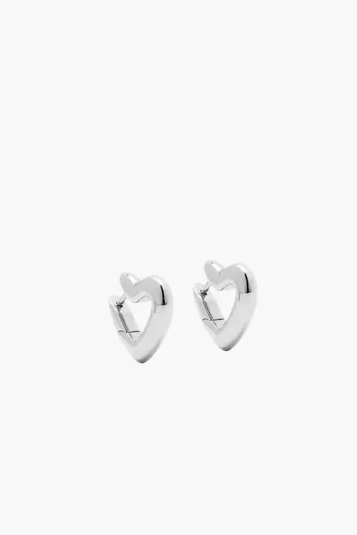 YOJ Loff Mini Heart Hoop Earrings