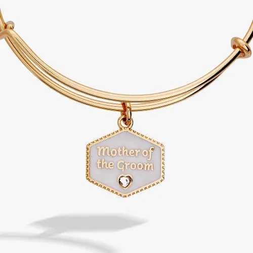 ALEX AND ANI Mother Of The Groom Charm Bangle