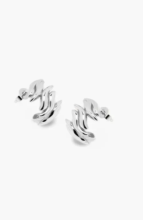 YOJ Lifter Mini Earrings - Silver