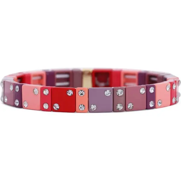 THE LOVERY Domino Bracelet - Mauve