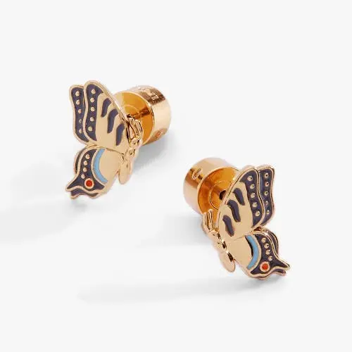 ALEX AND ANI Butterfly Stud Earrings