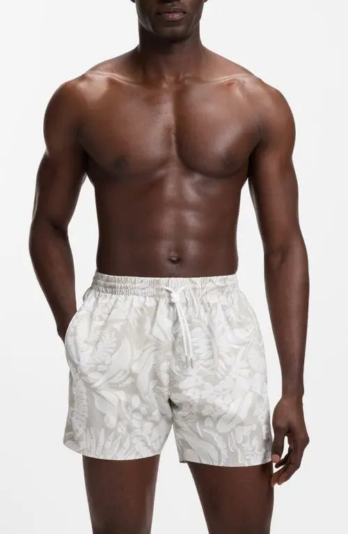 BOSS Piranha Swim Trunks - Light Beige