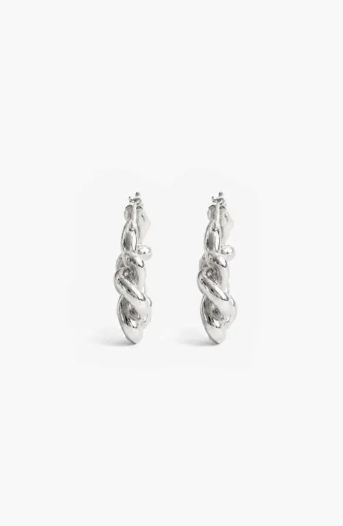 YOJ Knotted Maxi Hoop Earrings