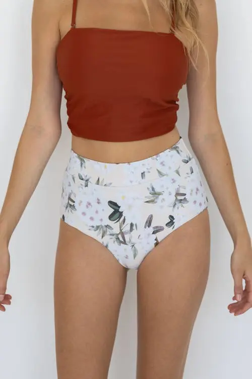Geode Swimwear Calypso Halter Neck One Piece - Red