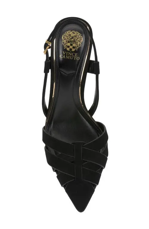 Vince Camuto Marsia Slingback Pointed Toe Pump - Black