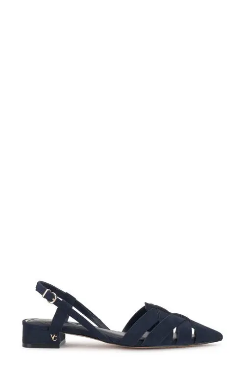 Vince Camuto Vinesha Slingback Pointed Toe Pump - Deep Navy
