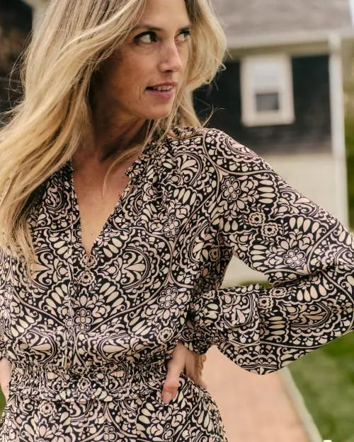 CARTOLINA Radcliff Dress In Flor Medallion